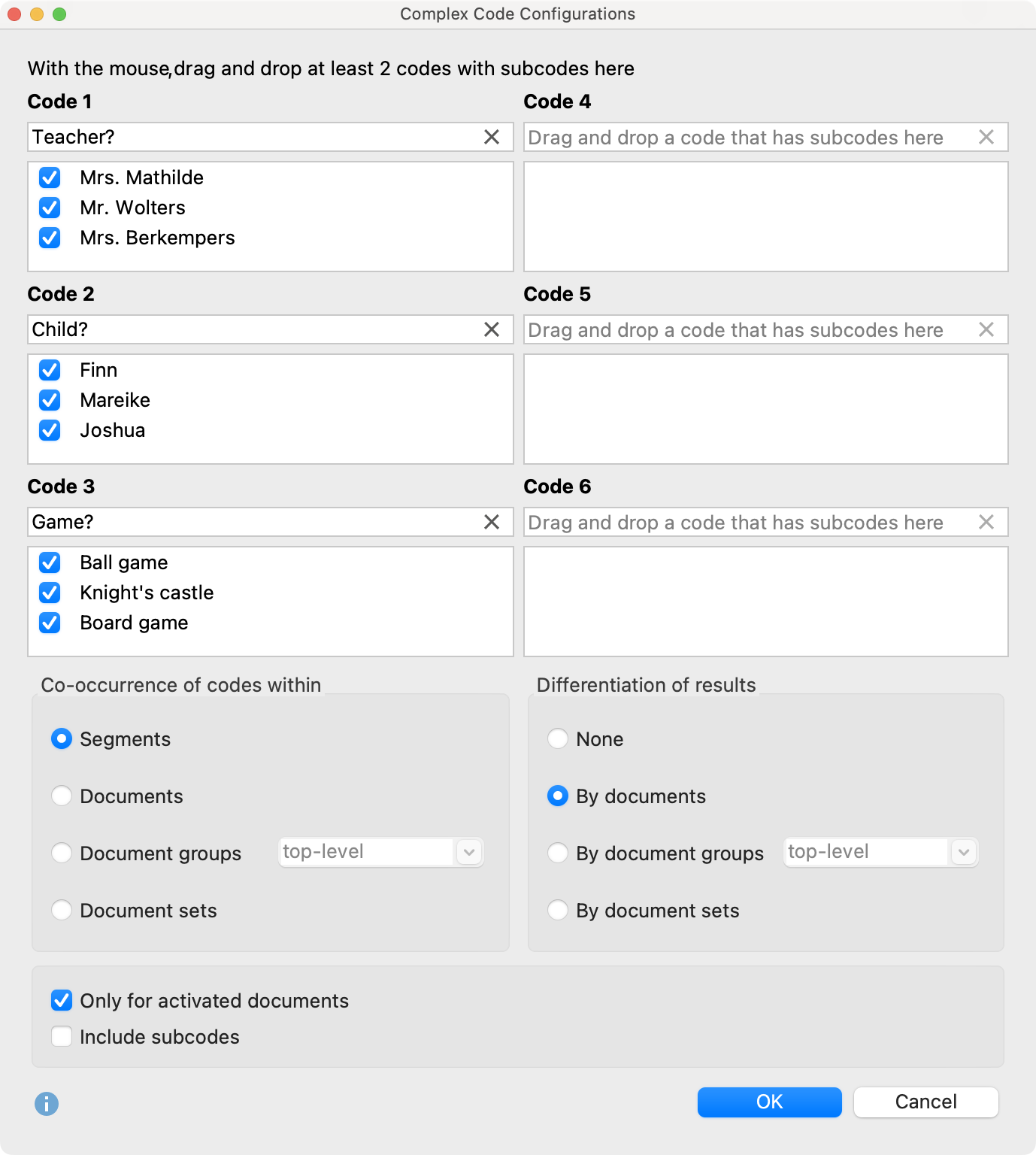 Code Configurations: Analyze Code Combinations - MAXQDA